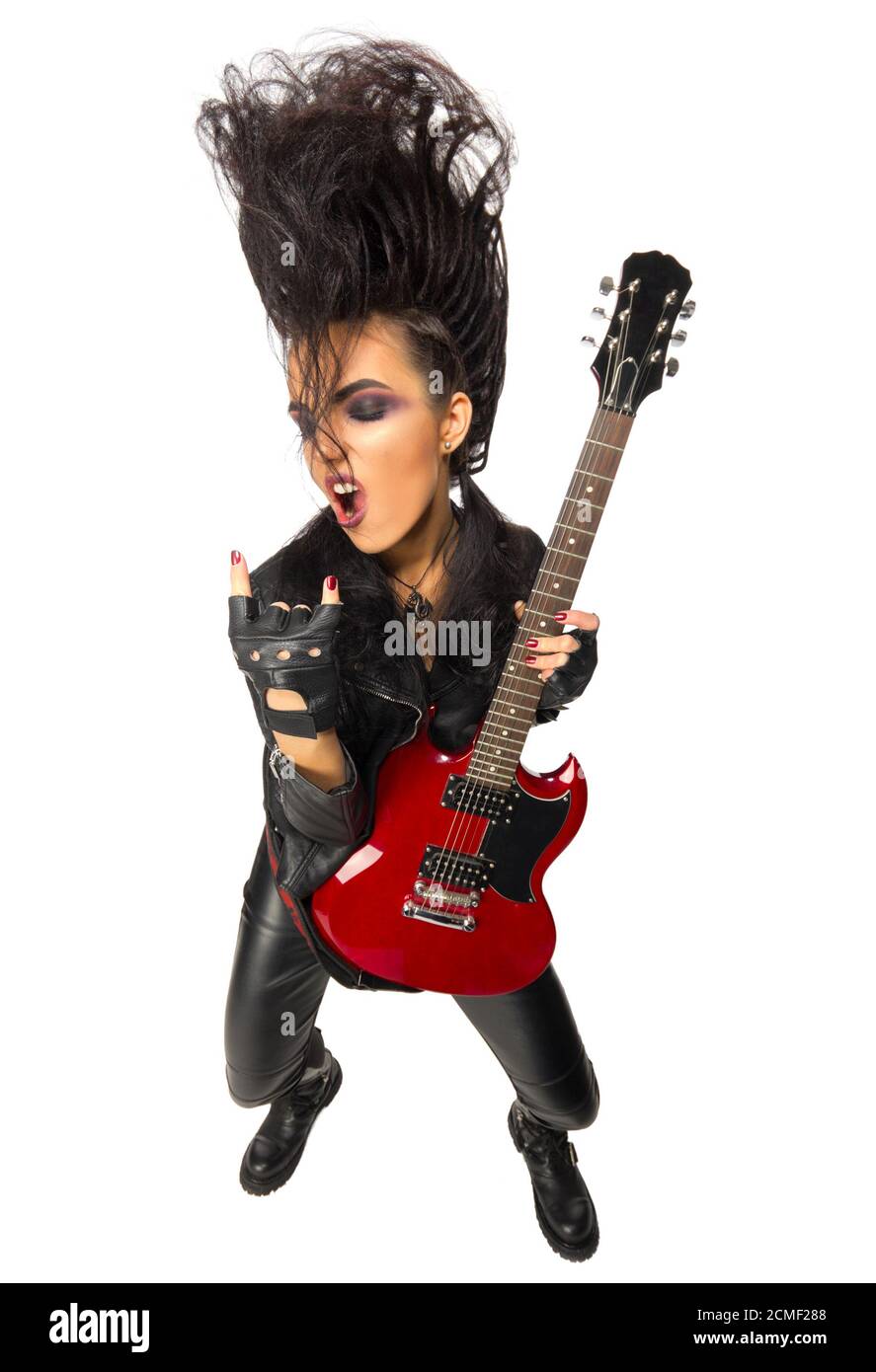Woman punk rock hi-res stock photography and images - Alamy