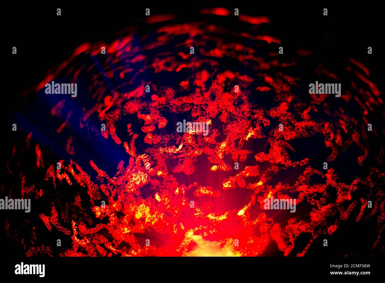 backdrop of lights of colored fiber optics galaxy stars. High quality ...