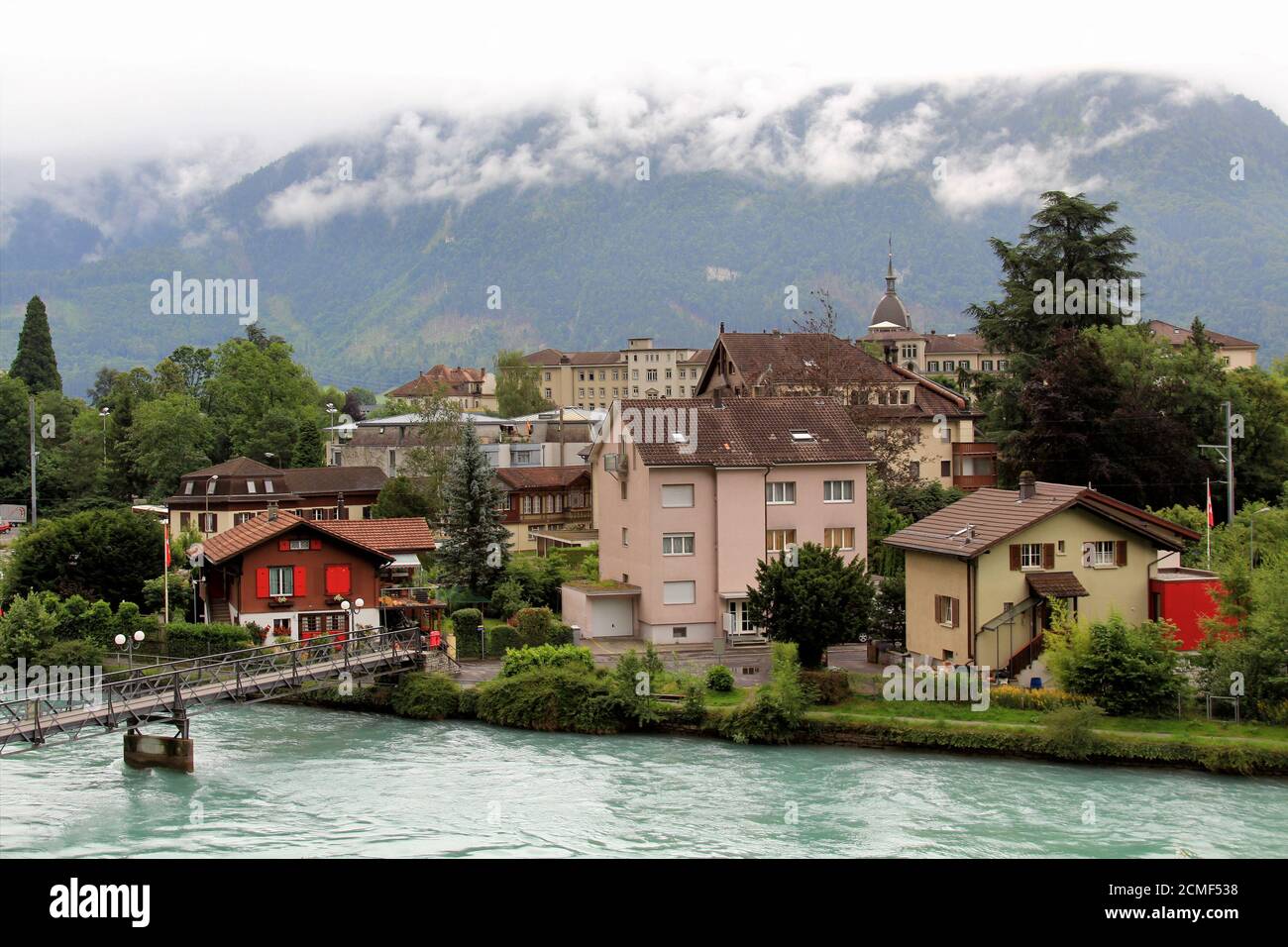 Interlaken - a beautiful city in Switzerland Stock Photo - Alamy