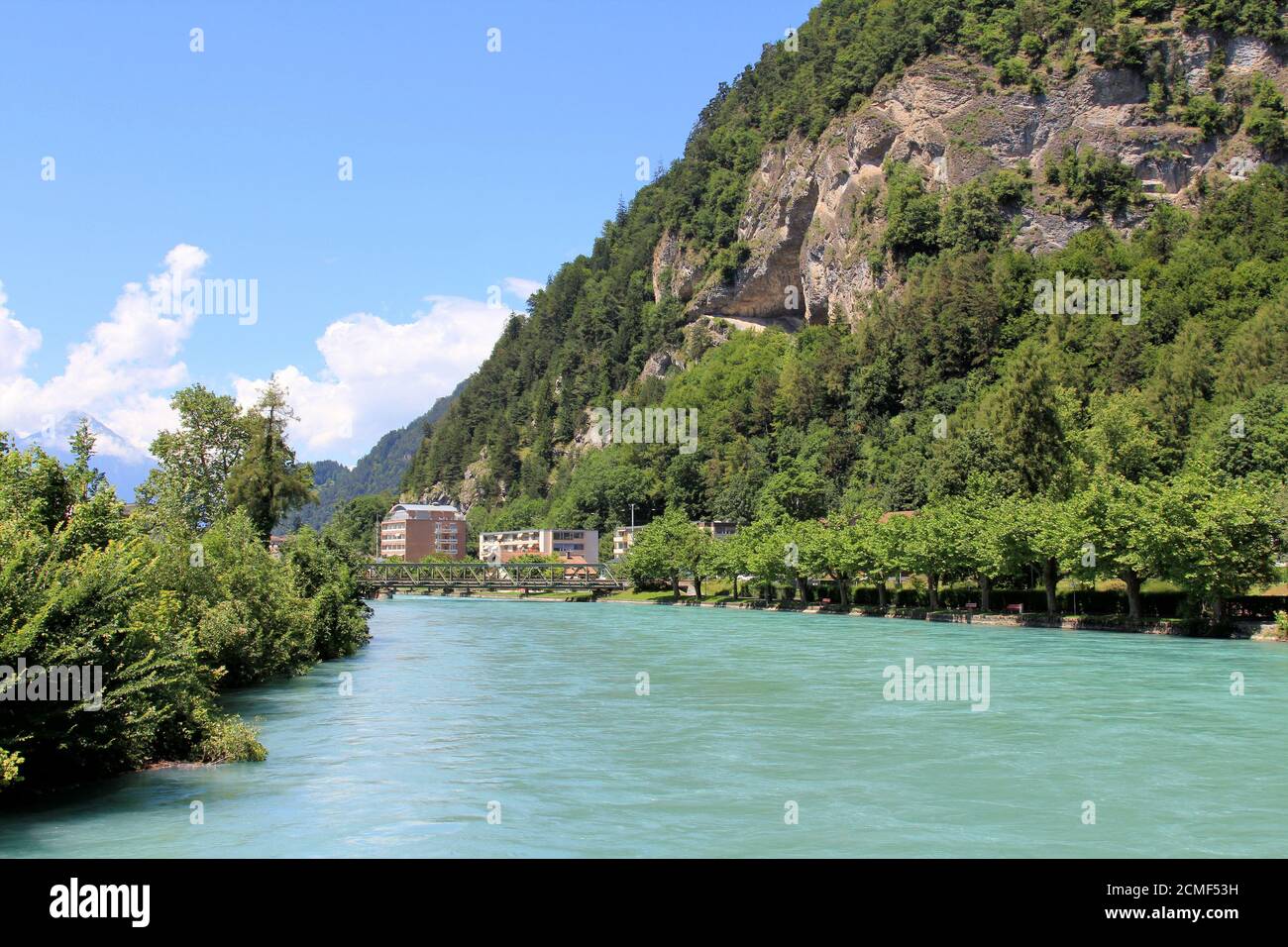Interlaken - a beautiful city in Switzerland Stock Photo - Alamy