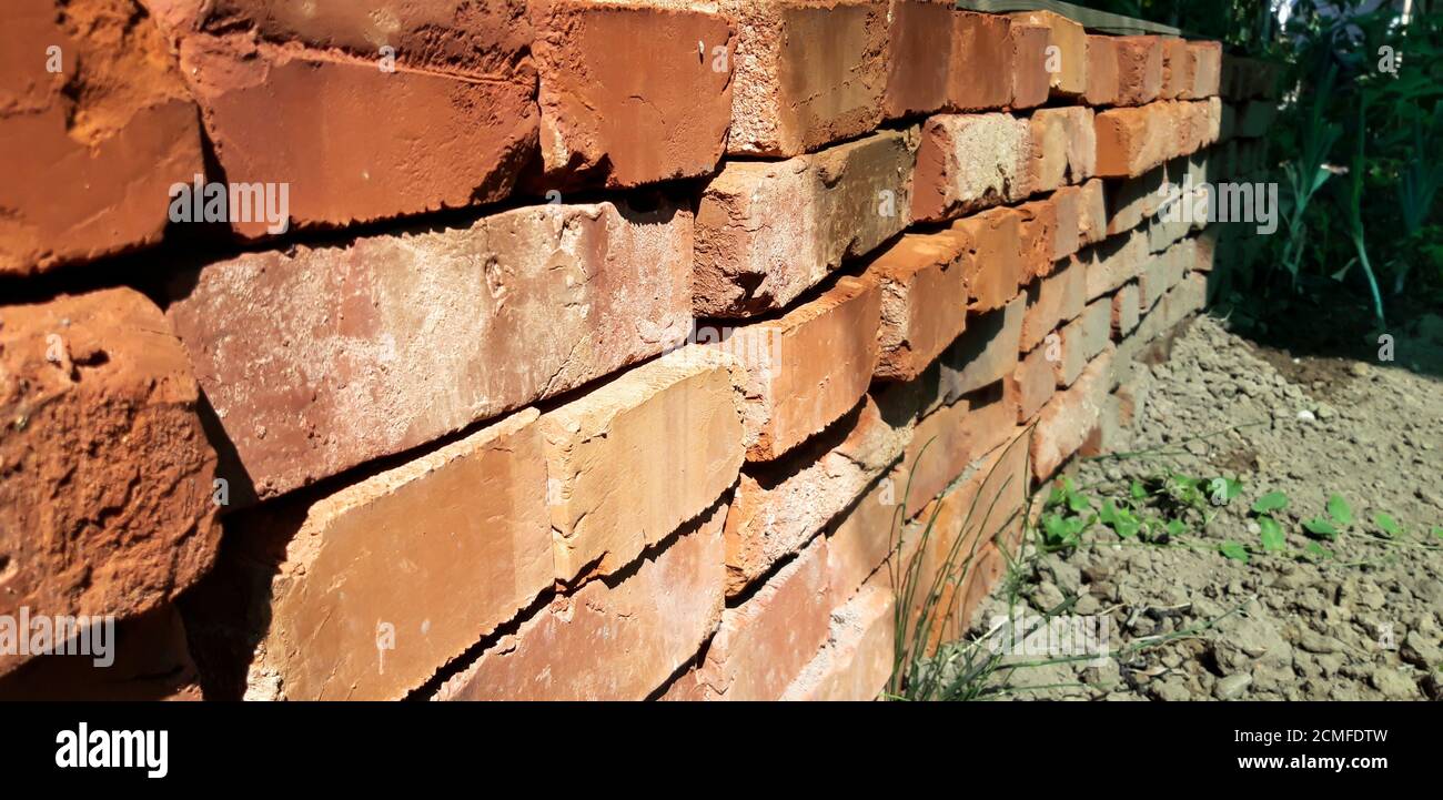 Vintage mud brick wall hi-res stock photography and images - Alamy
