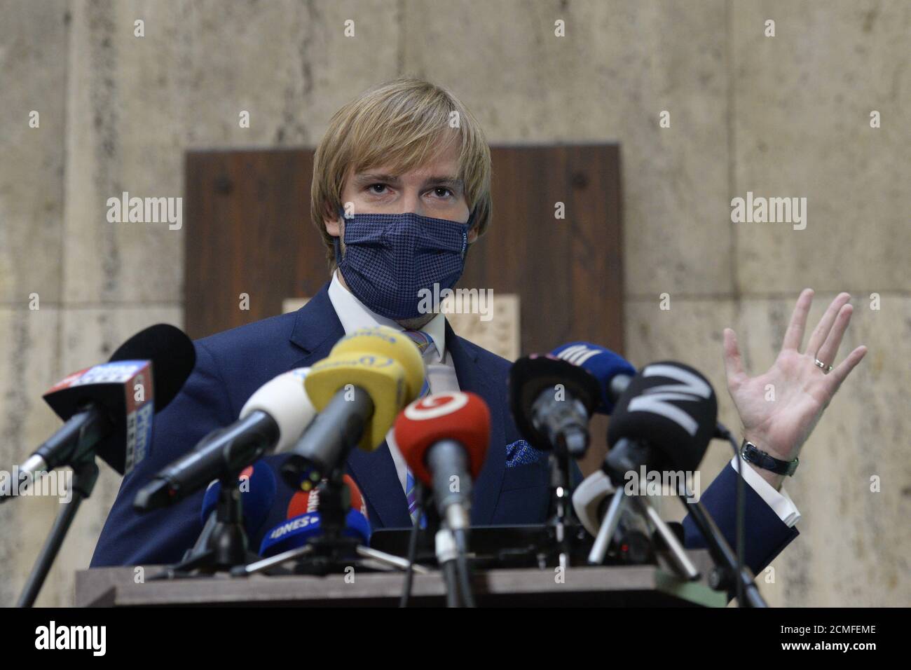 Prague, Czech Republic. 17th Sep, 2020. Health Minister Adam Vojtech ...