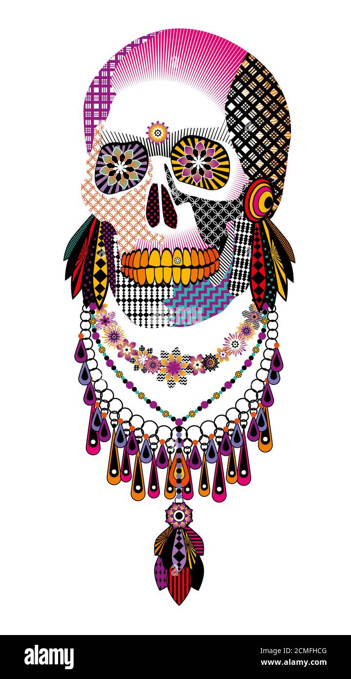 Stylized skeleton hi-res stock photography and images - Alamy