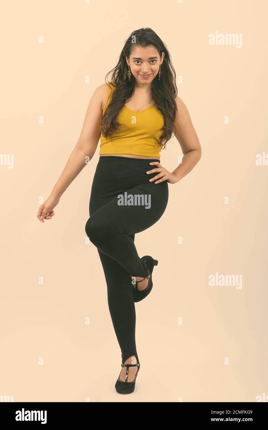 Woman one leg vintage hi-res stock photography and images - Alamy