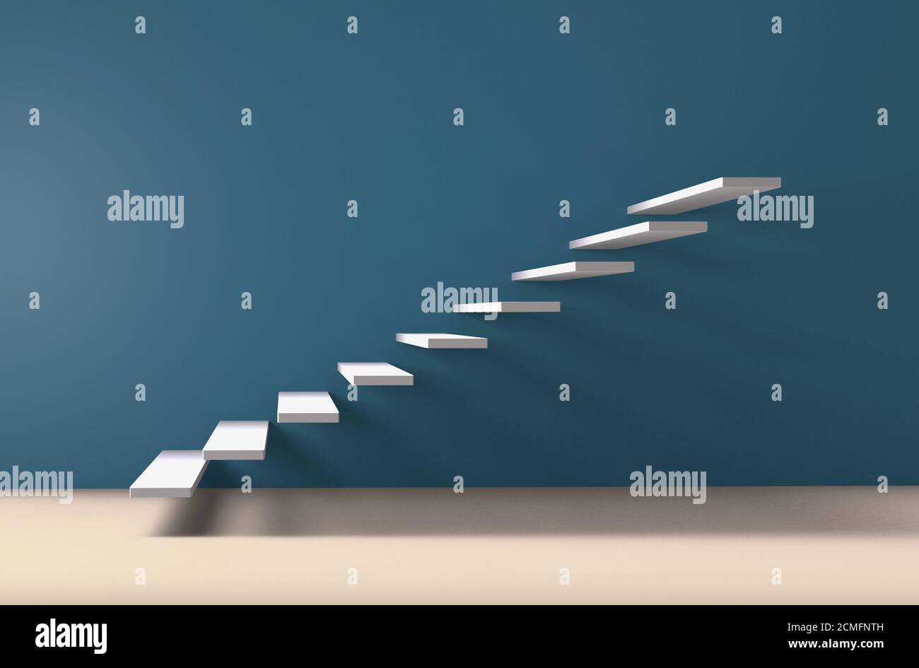 3d steps hi-res stock photography and images - Alamy