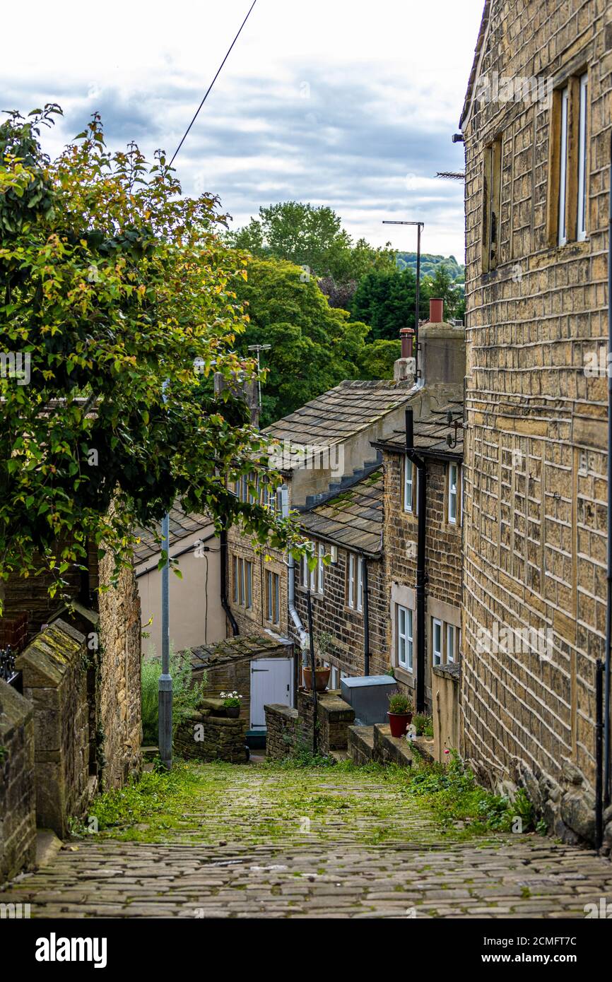 Cobbled Country Lane Stock Photo - Alamy