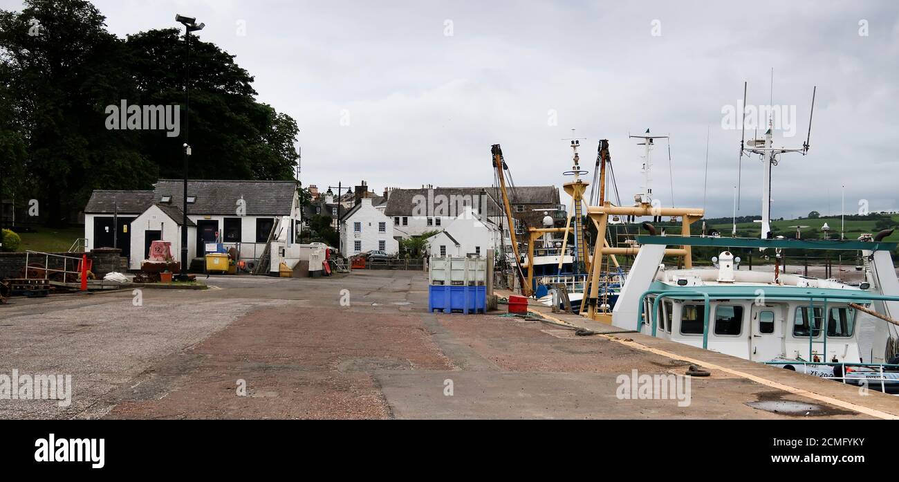 Kirkcudbright Harbour Dumfries and Galloway Stock Photo - Alamy