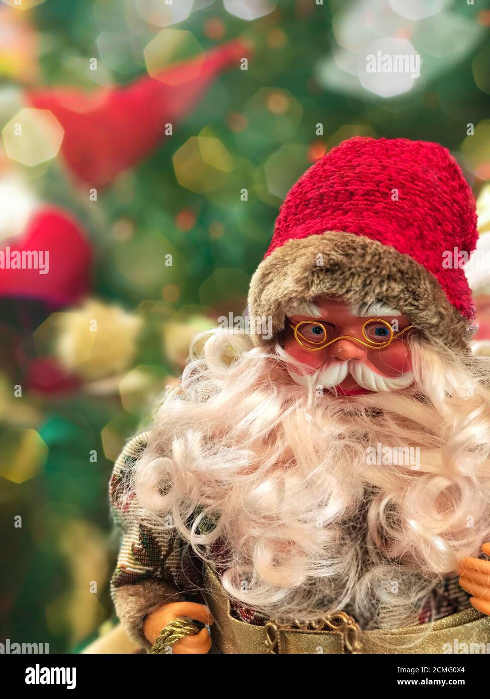 Back view santa claus in hi-res stock photography and images - Alamy