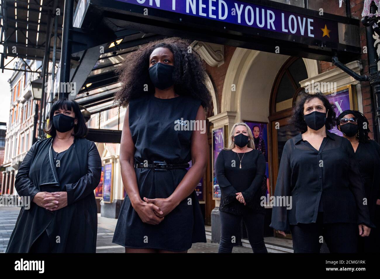 Royal philharmonic orchestra soloist melanie marshall outside the lyric ...