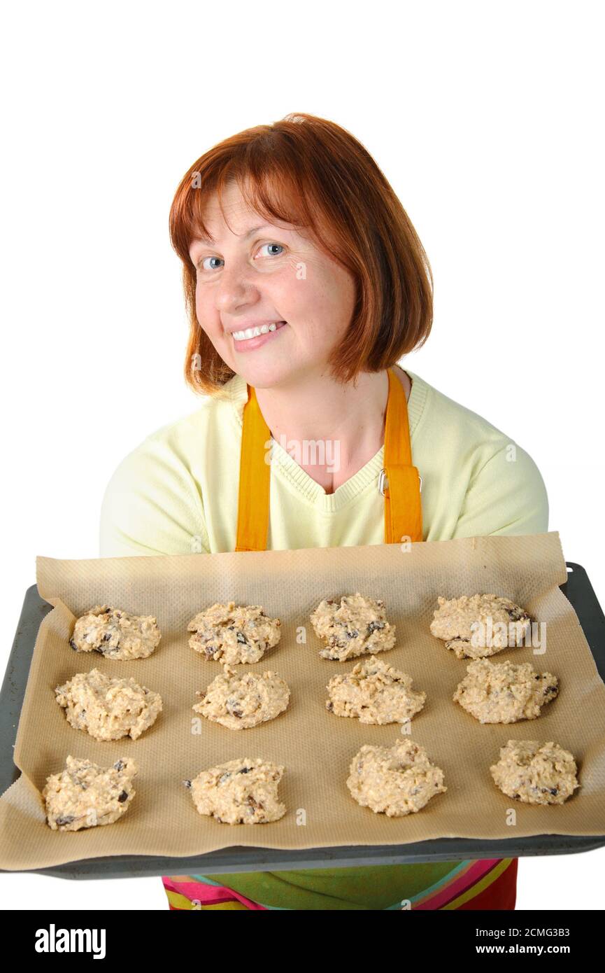 Baking oven woman hi-res stock photography and images - Alamy