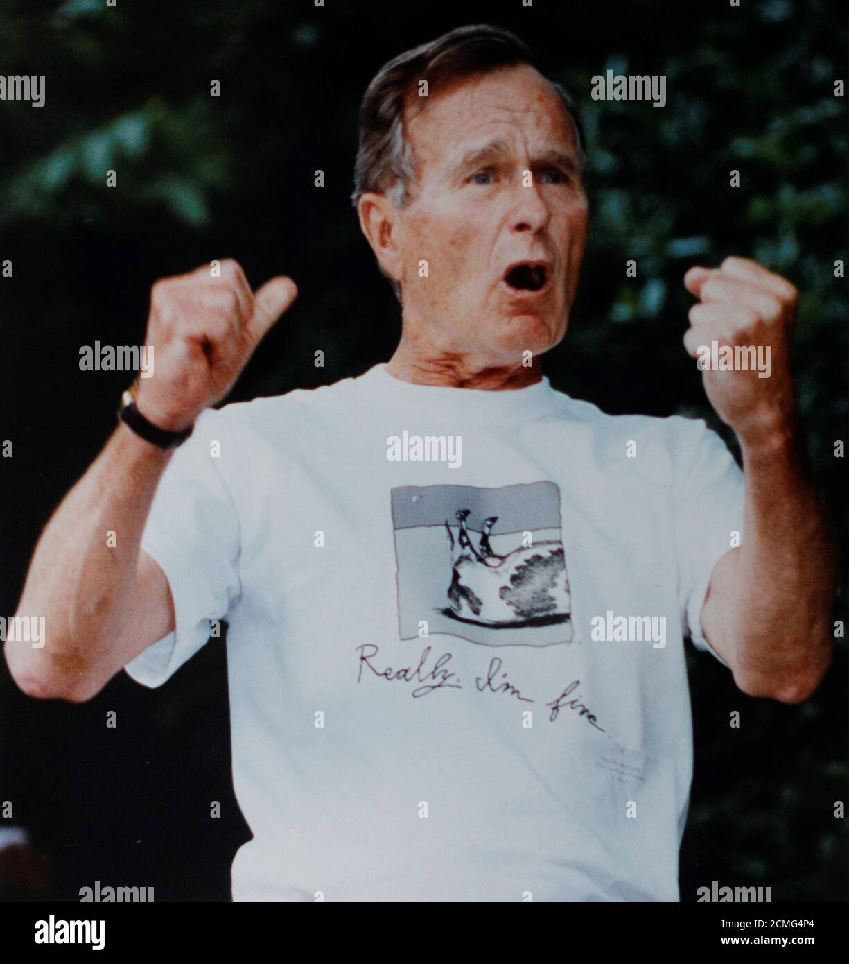 U s president george bush wearing hi-res stock photography and images ...