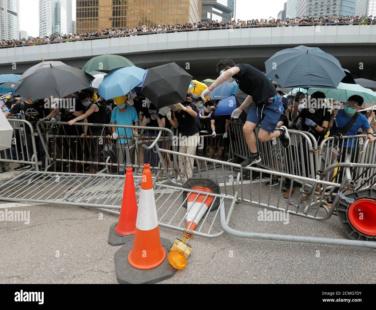 Metal Barricades High Resolution Stock Photography and Images - Alamy