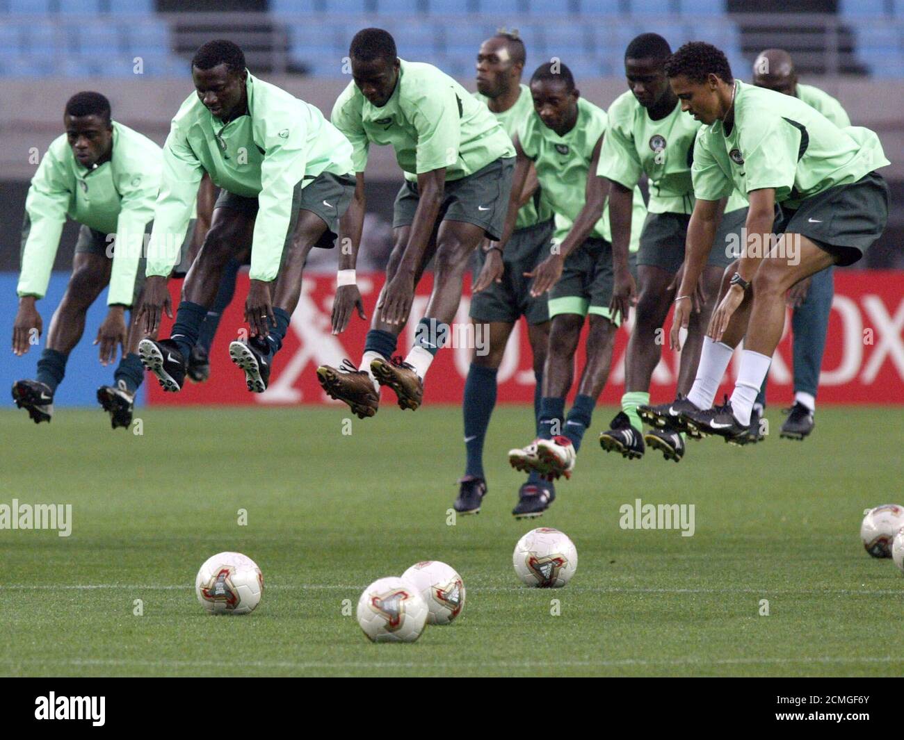 Nigerian soccer players hi-res stock photography and images - Alamy