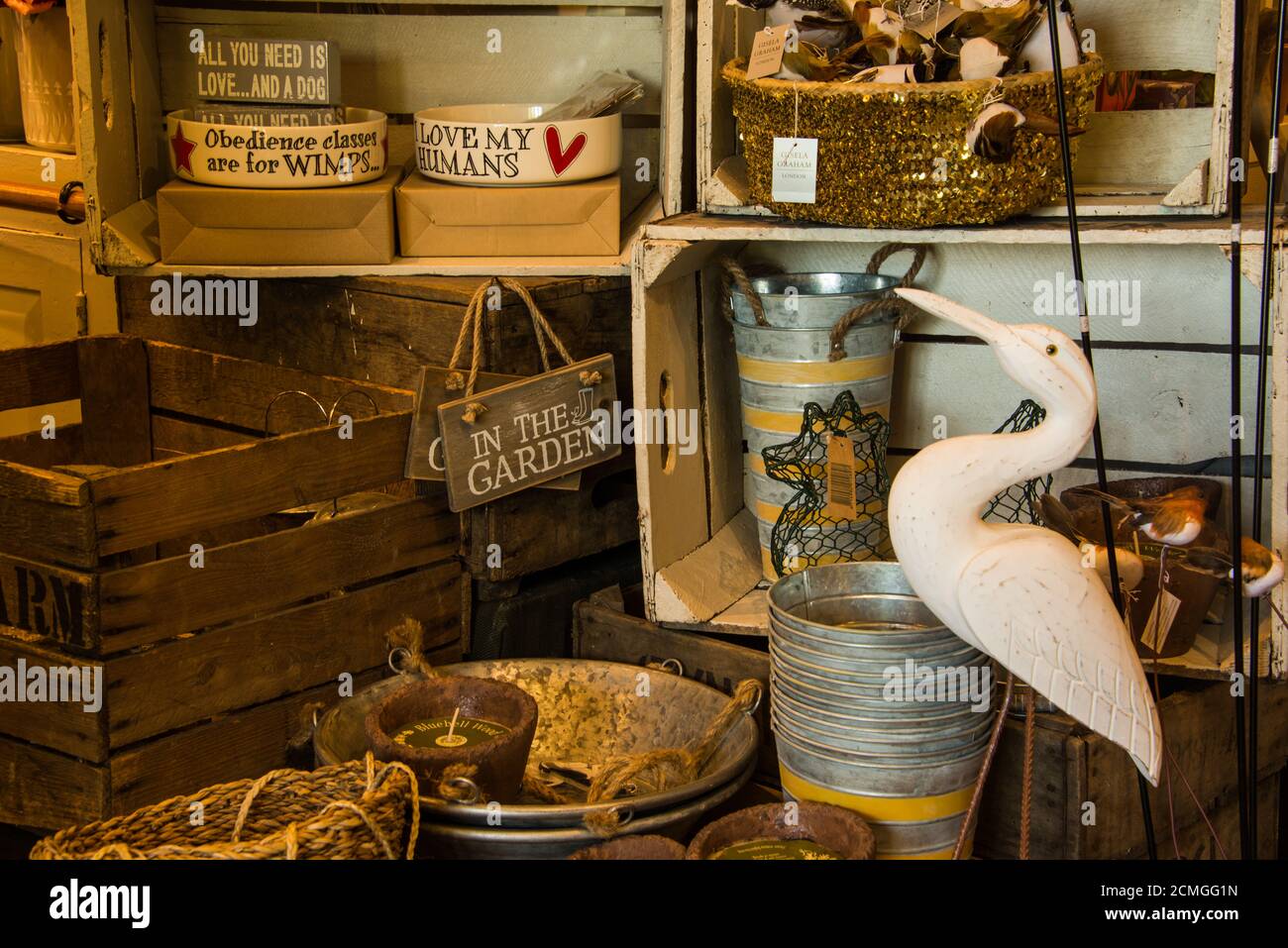 Goods in a farm shop Stock Photo - Alamy