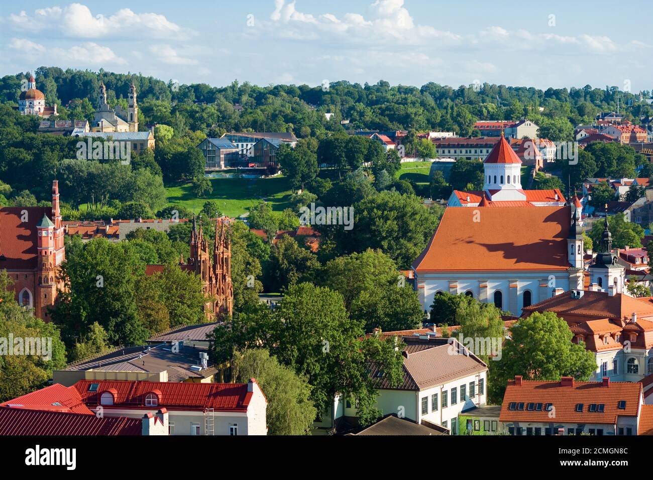 Vilnius old town top view hi-res stock photography and images - Alamy