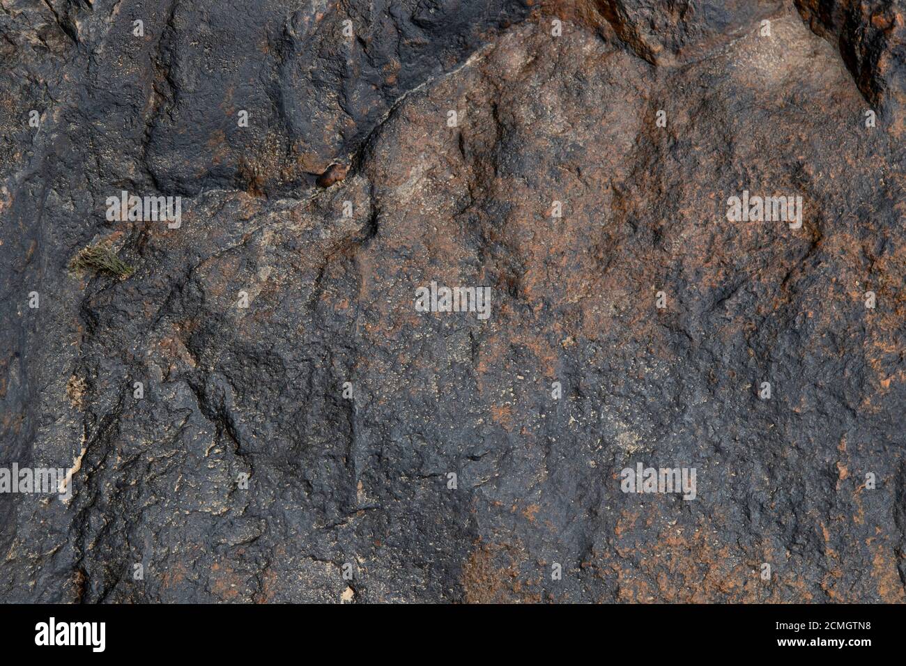 Layers of rock weathered and eroded by water and wind Stock Photo - Alamy