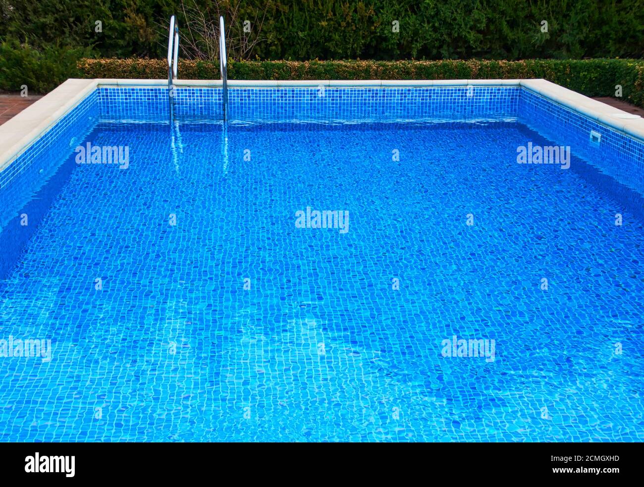 Pool with water Stock Photo - Alamy