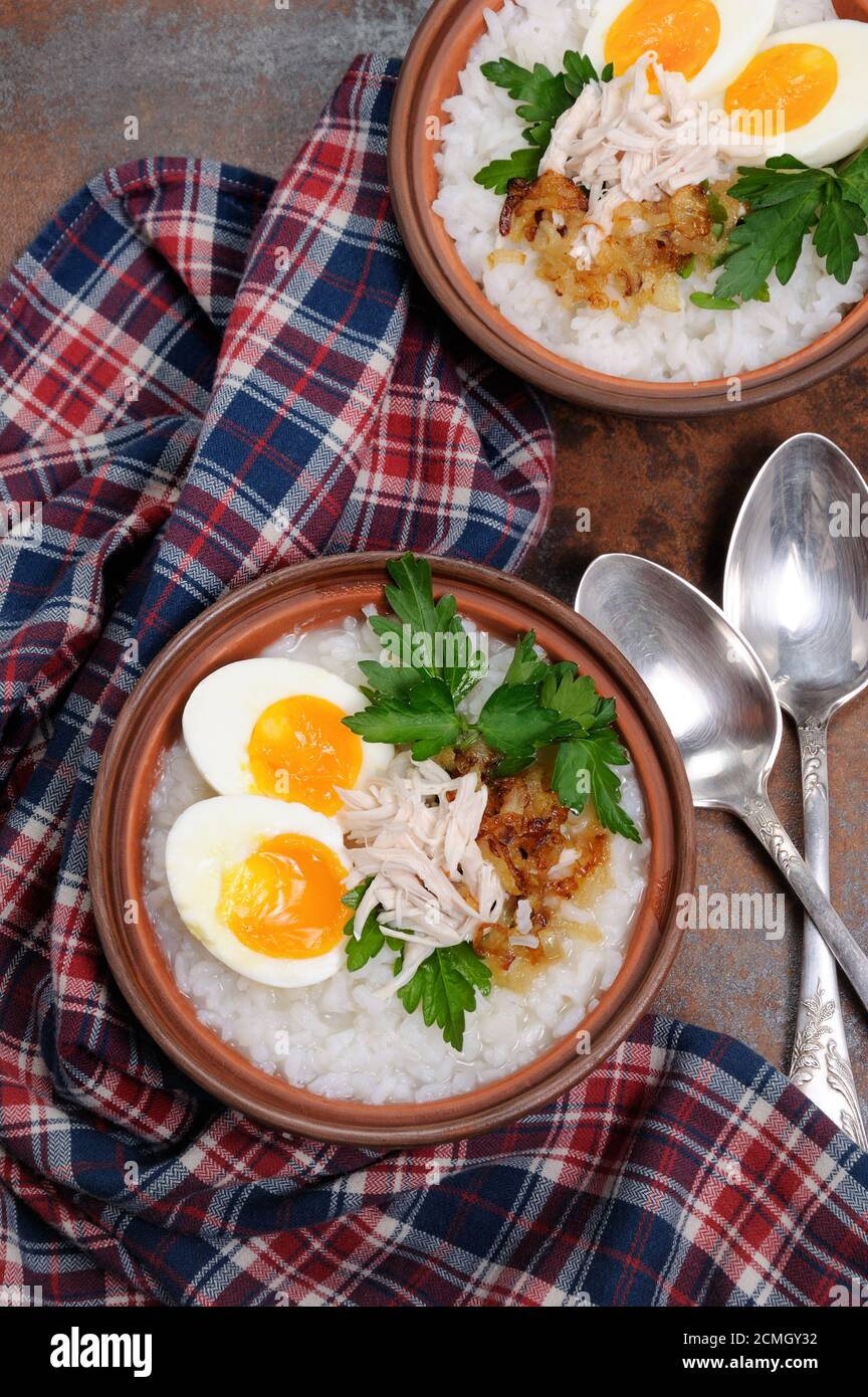 Rice porridge hi-res stock photography and images - Alamy