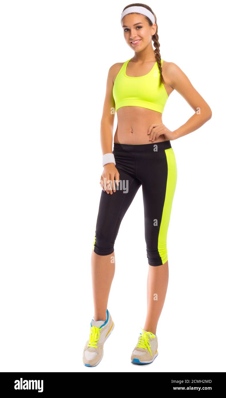 Sporty woman Cut Out Stock Images & Pictures - Alamy