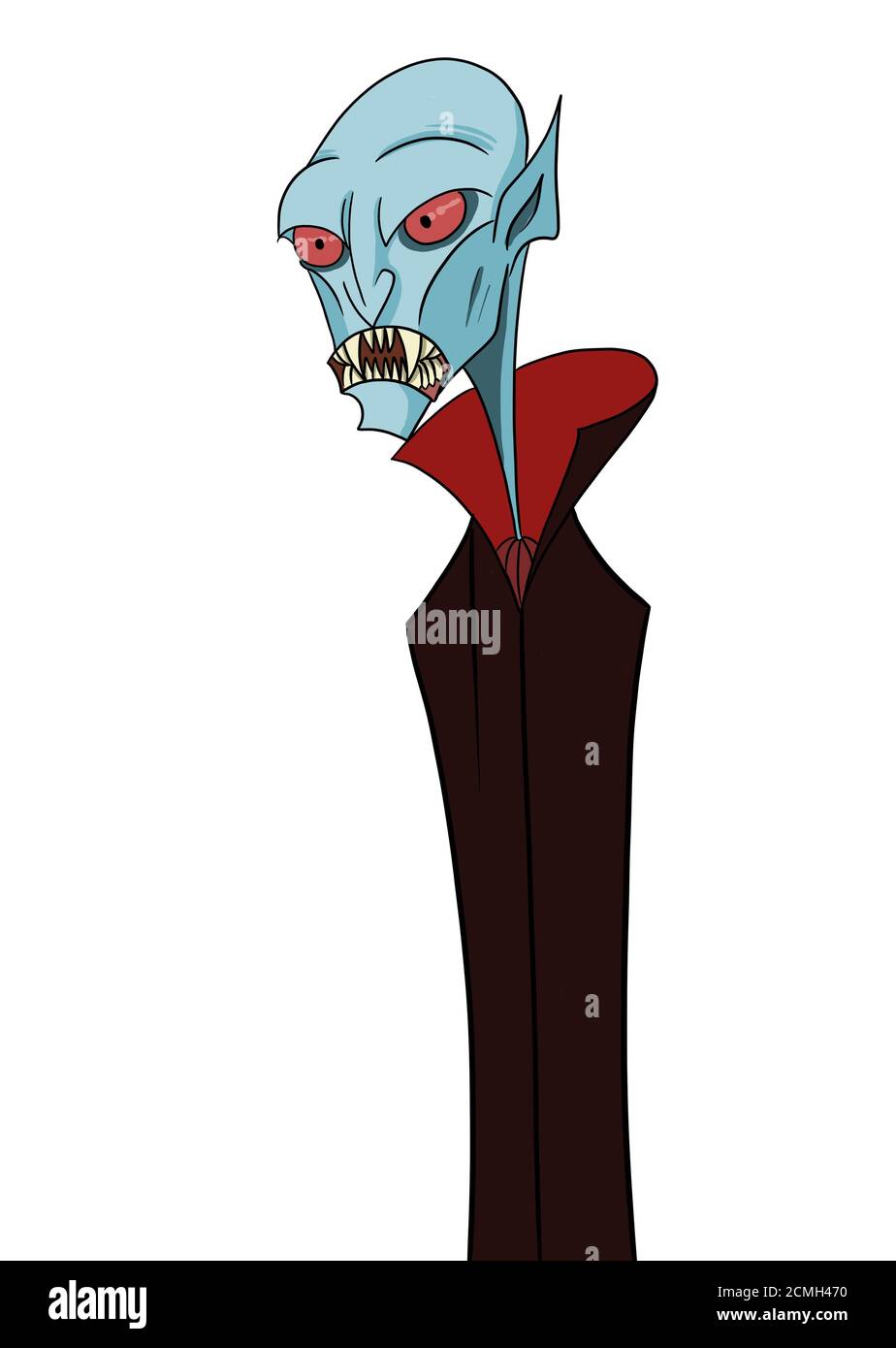 dracula vampire illustration character art Stock Photo - Alamy