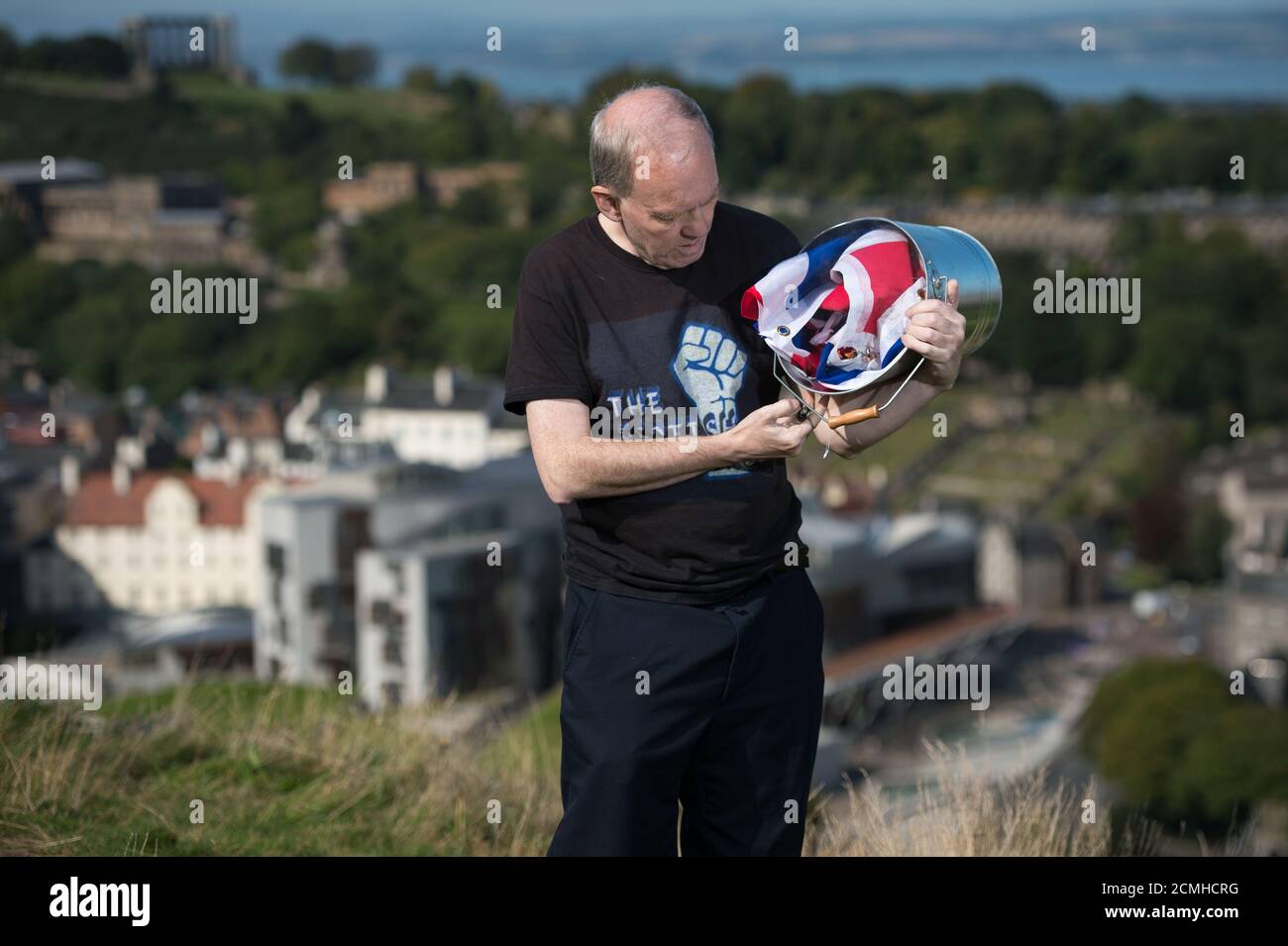 Edinburgh, Scotland, UK. 17 September 2020. Pictured: Sean Clerkin of ...