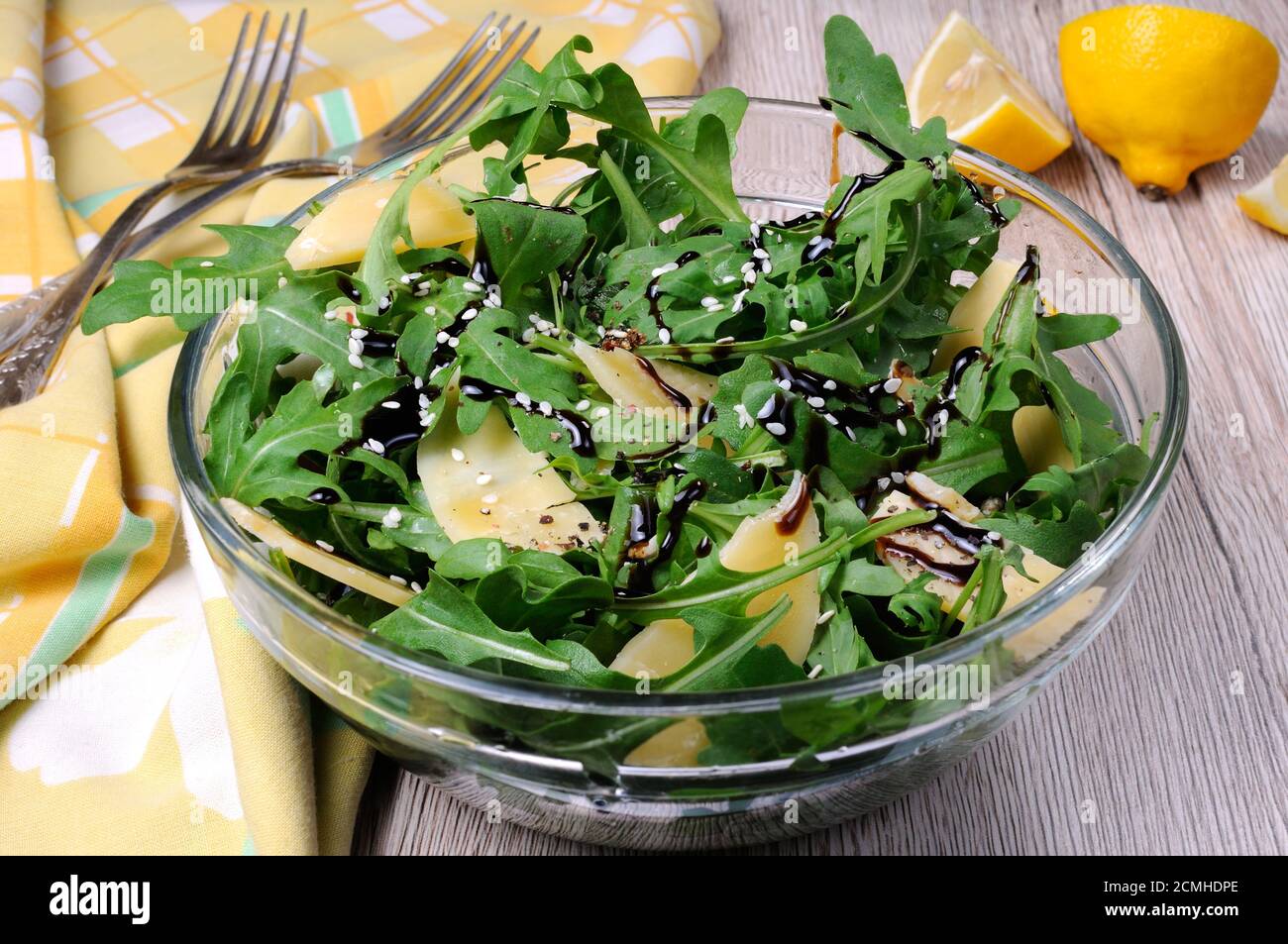 Rocket salad Stock Photo - Alamy