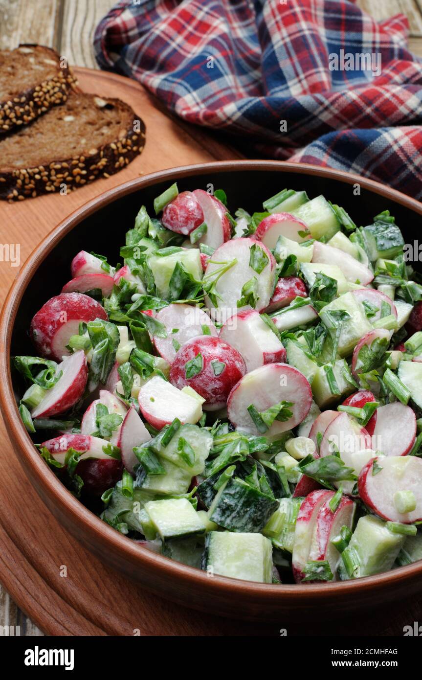 Diced radish hi-res stock photography and images - Alamy