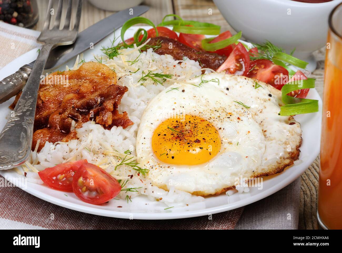 American buffet breakfast hi-res stock photography and images - Alamy