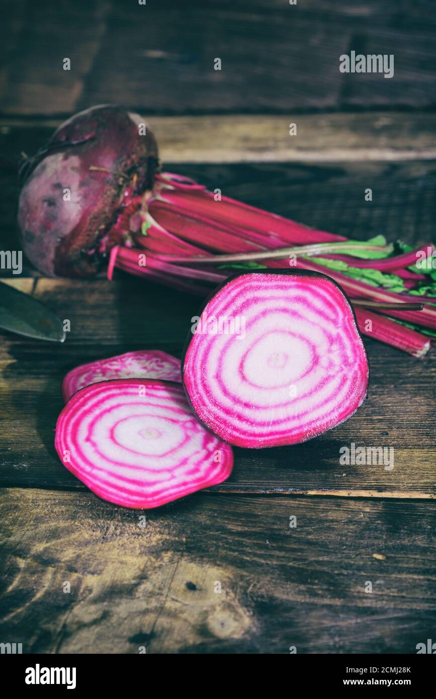Fresh red beet sliced Stock Photo - Alamy