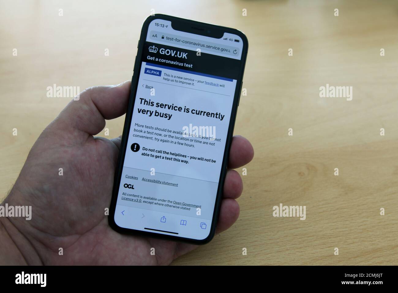 Service is currently very busy hi-res stock photography and images - Alamy