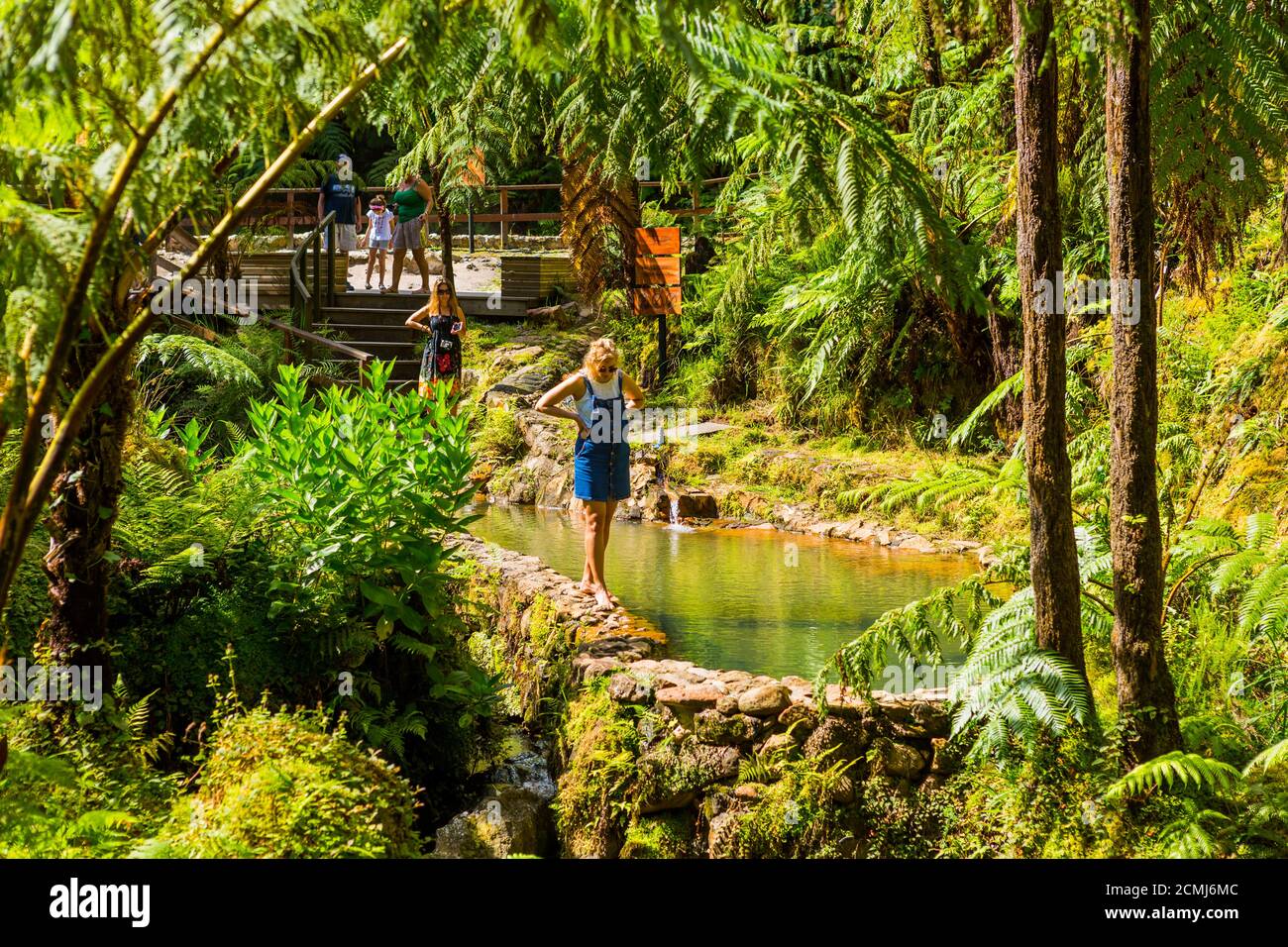 Caldeira velha hot springs hi-res stock photography and images - Alamy