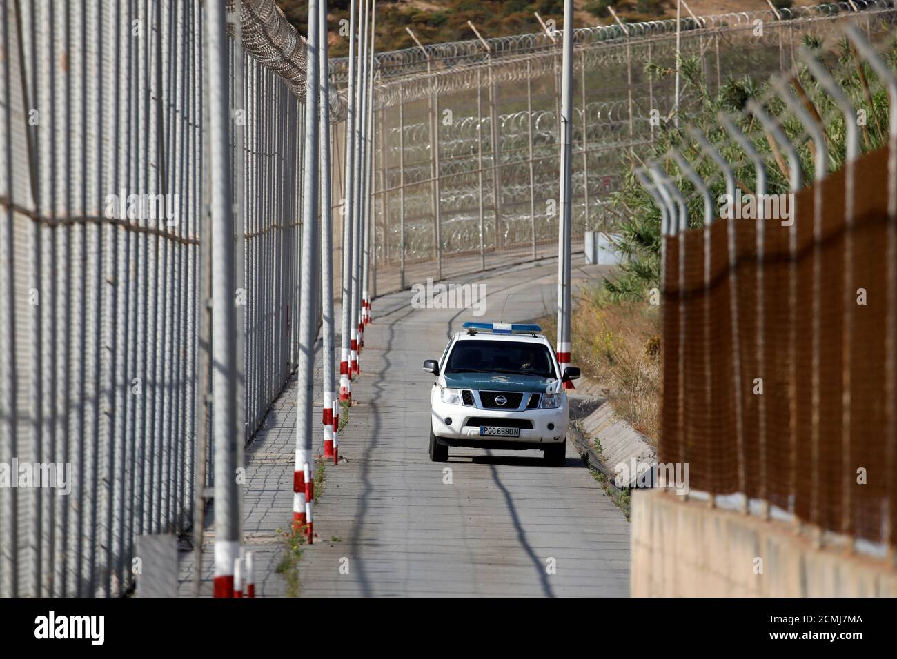 Ceuta fence border High Resolution Stock Photography and Images - Alamy