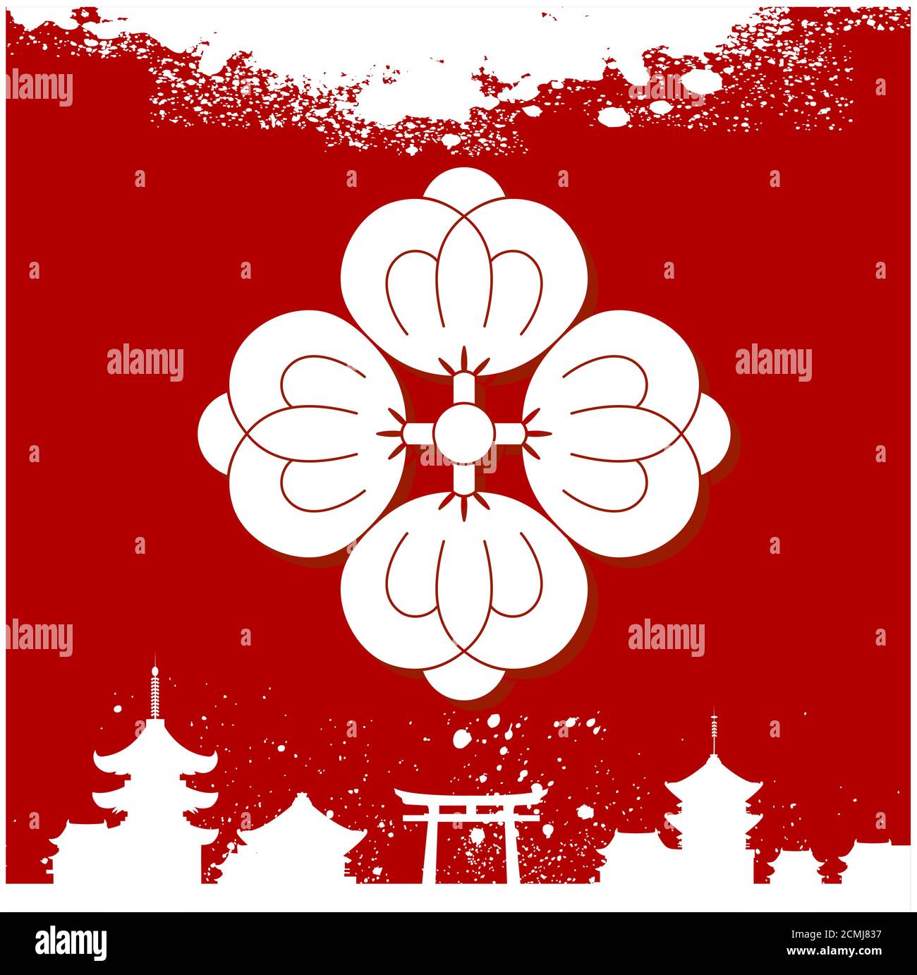 Japanese culture symbolic ornaments Stock Photo - Alamy