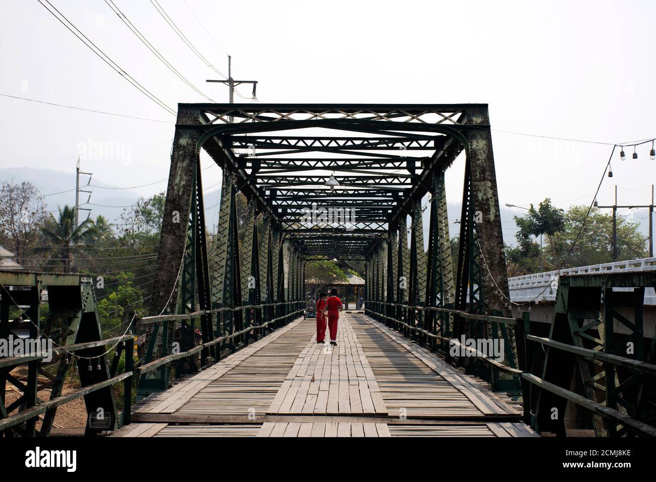 Thai people and foreign travelers travel visit and walking take photo ...