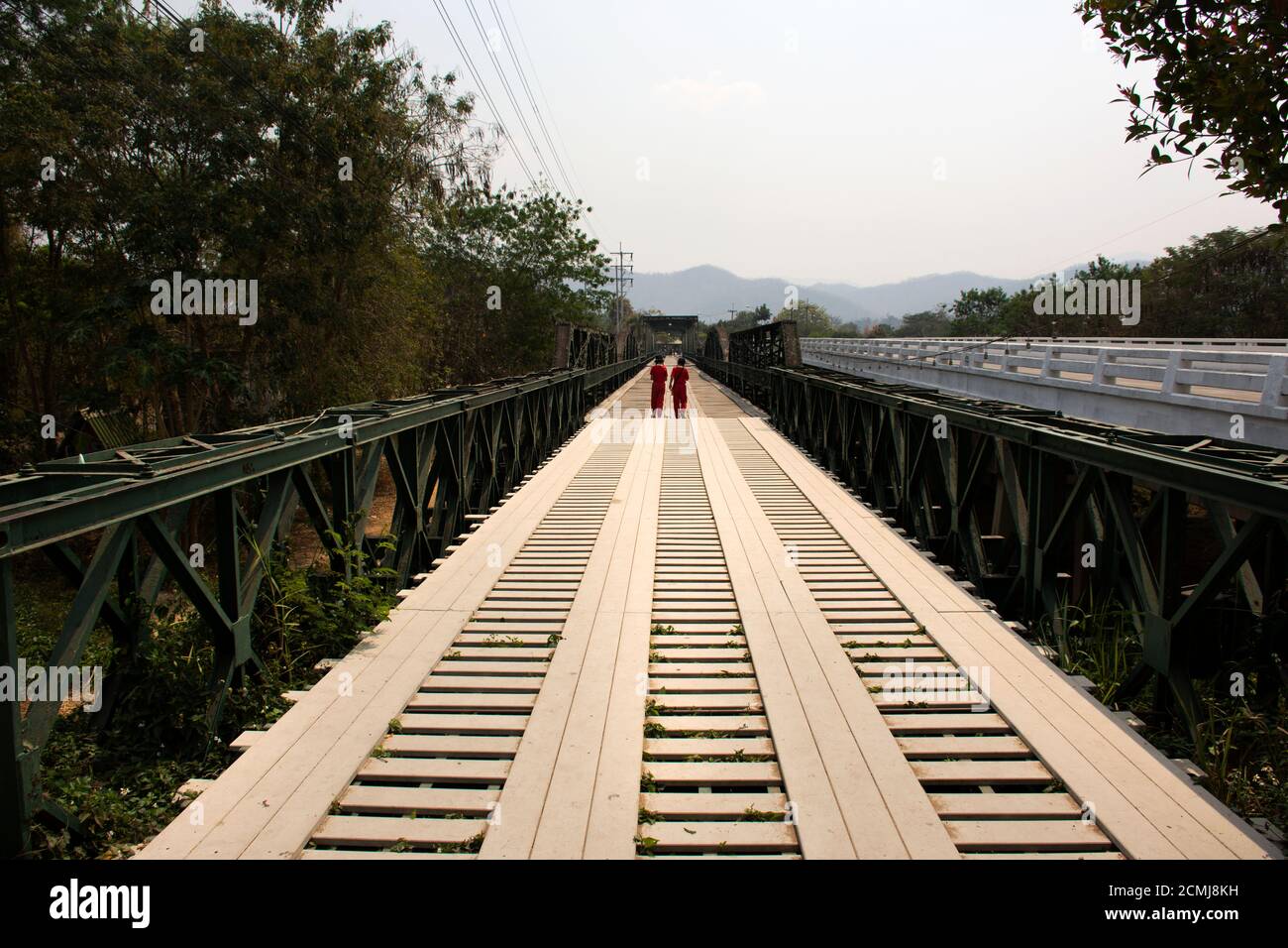 Thai people and foreign travelers travel visit and walking take photo ...