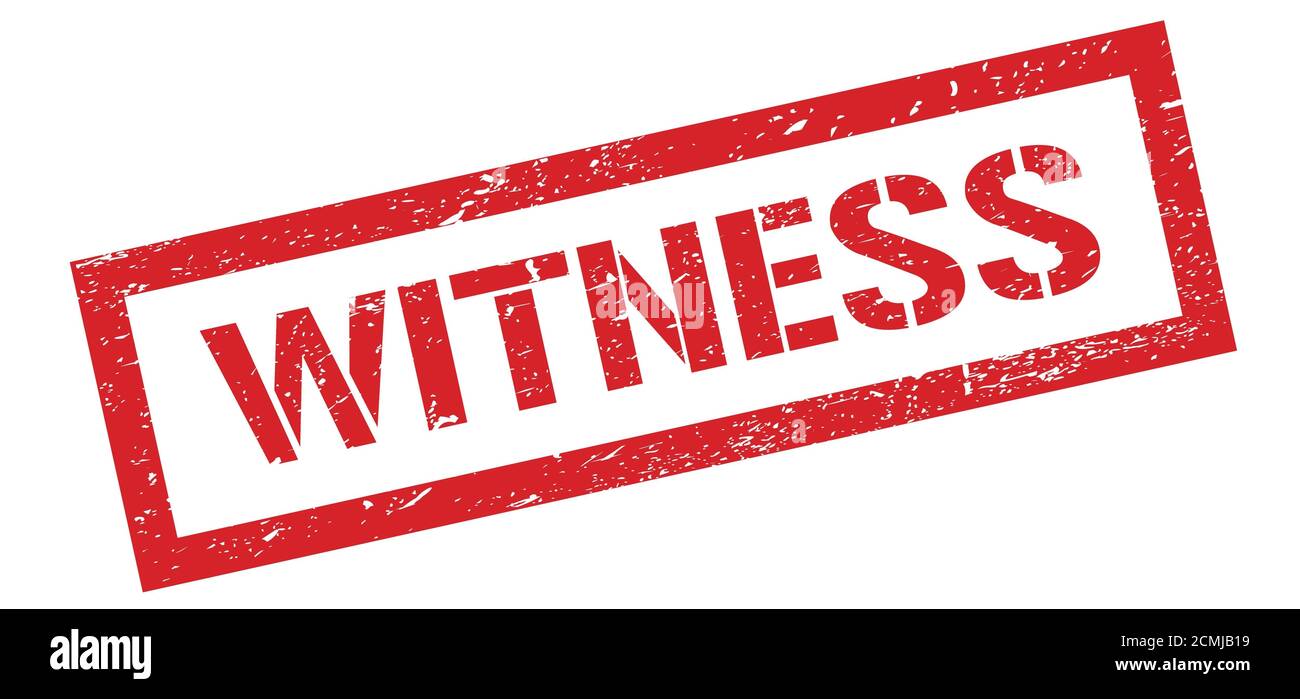 Witness Stamp High Resolution Stock Photography and Images - Alamy