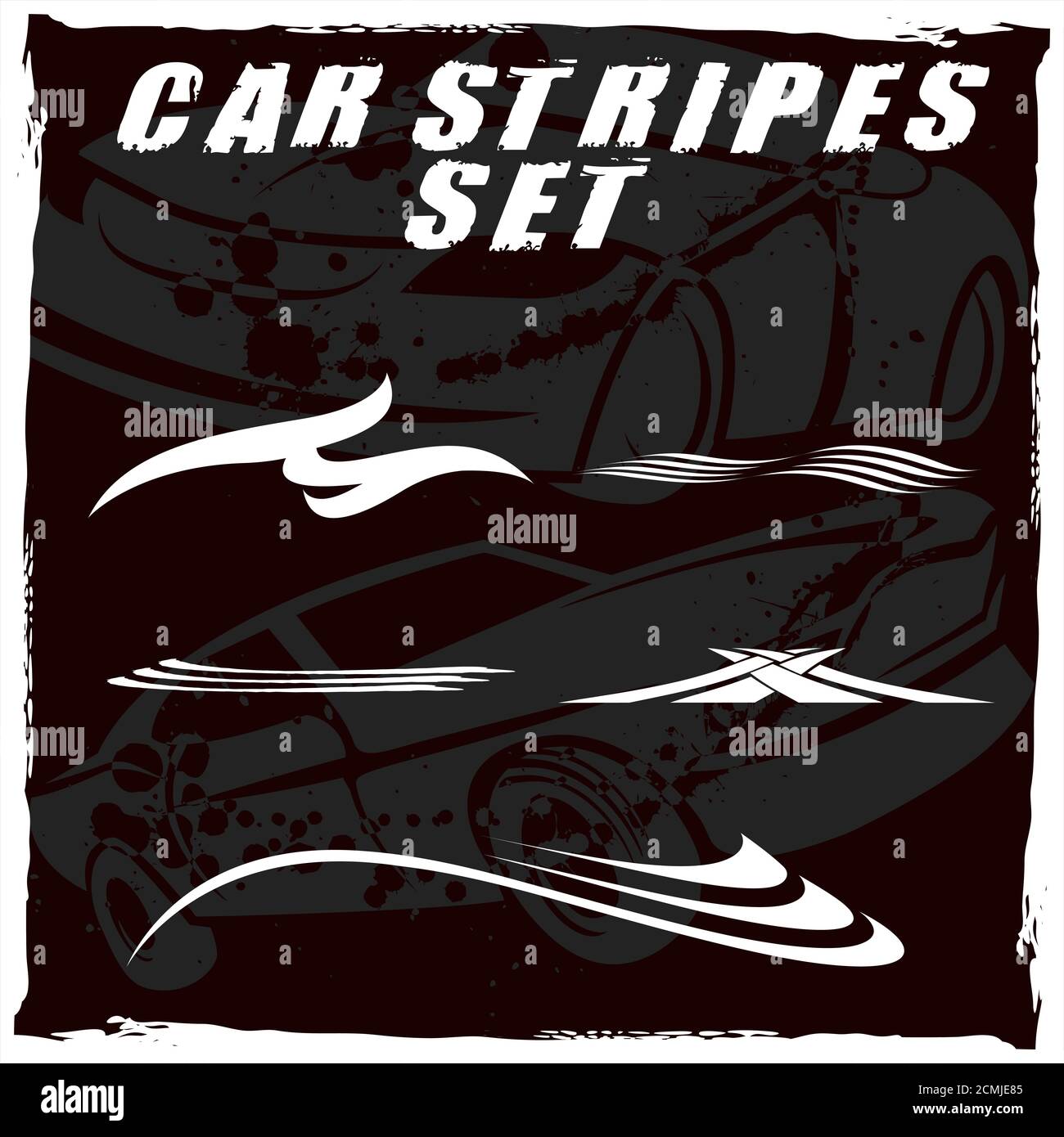 Marks on car Cut Out Stock Images & Pictures - Alamy