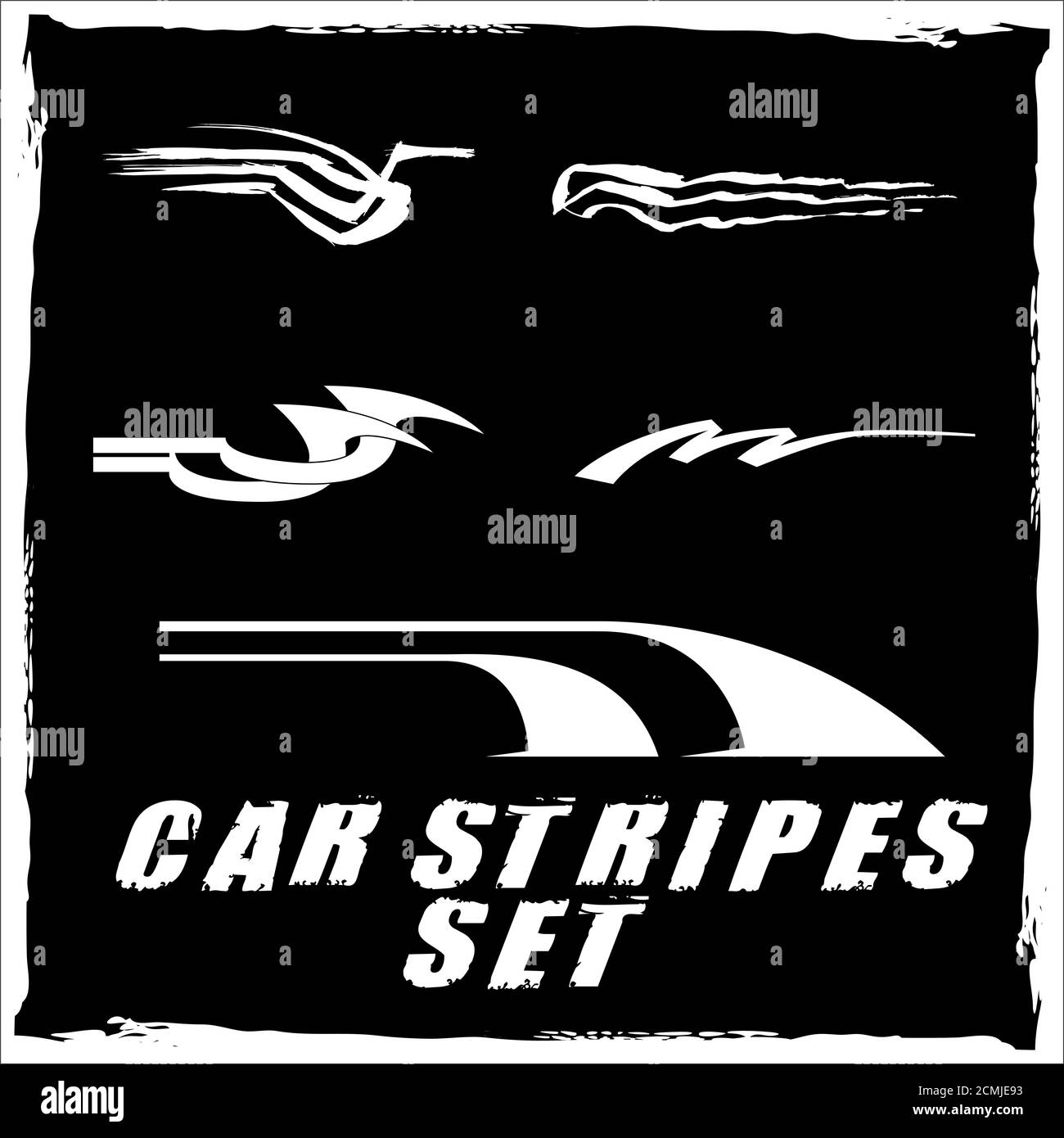 Car stripe design set to print and cut on vinyl Stock Photo - Alamy