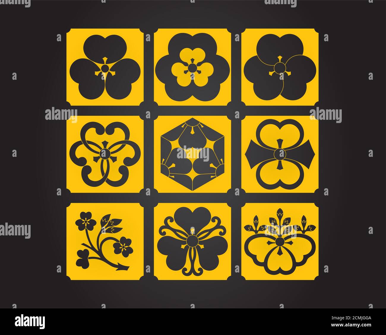 Japanese style elements hi-res stock photography and images - Alamy