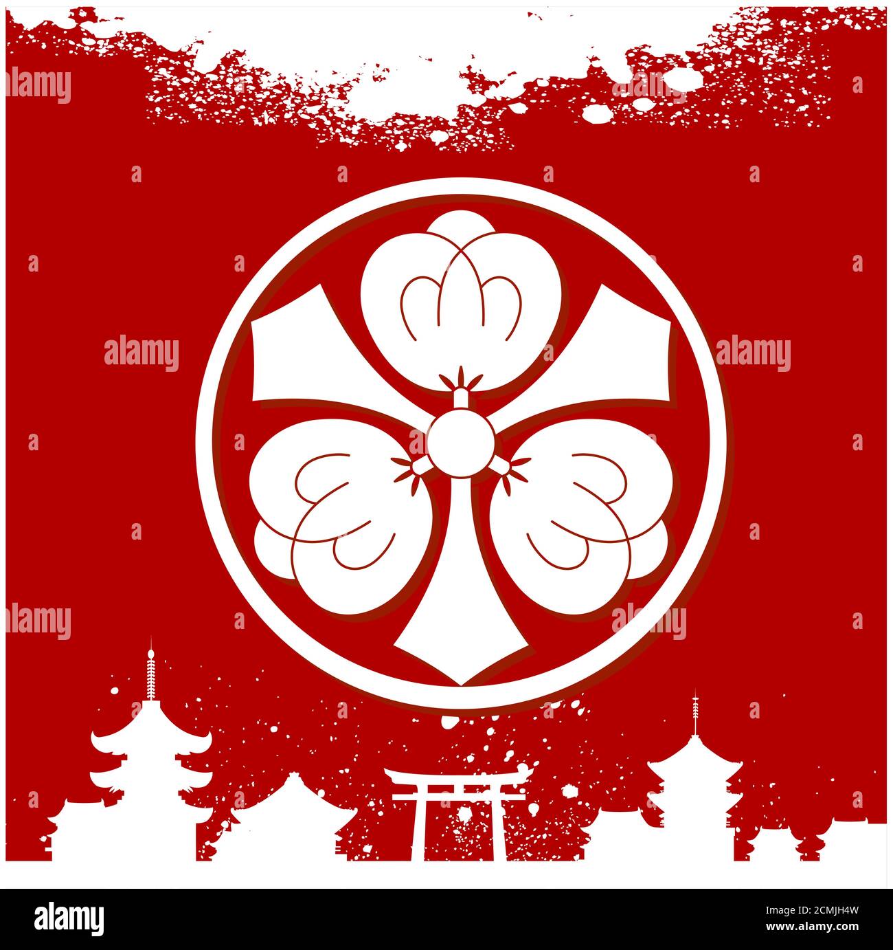 Japanese culture symbolic ornaments Stock Photo - Alamy