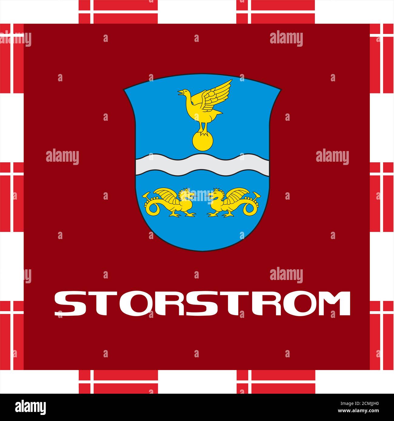 National ensigns of Denmark - Storstrom Stock Photo - Alamy