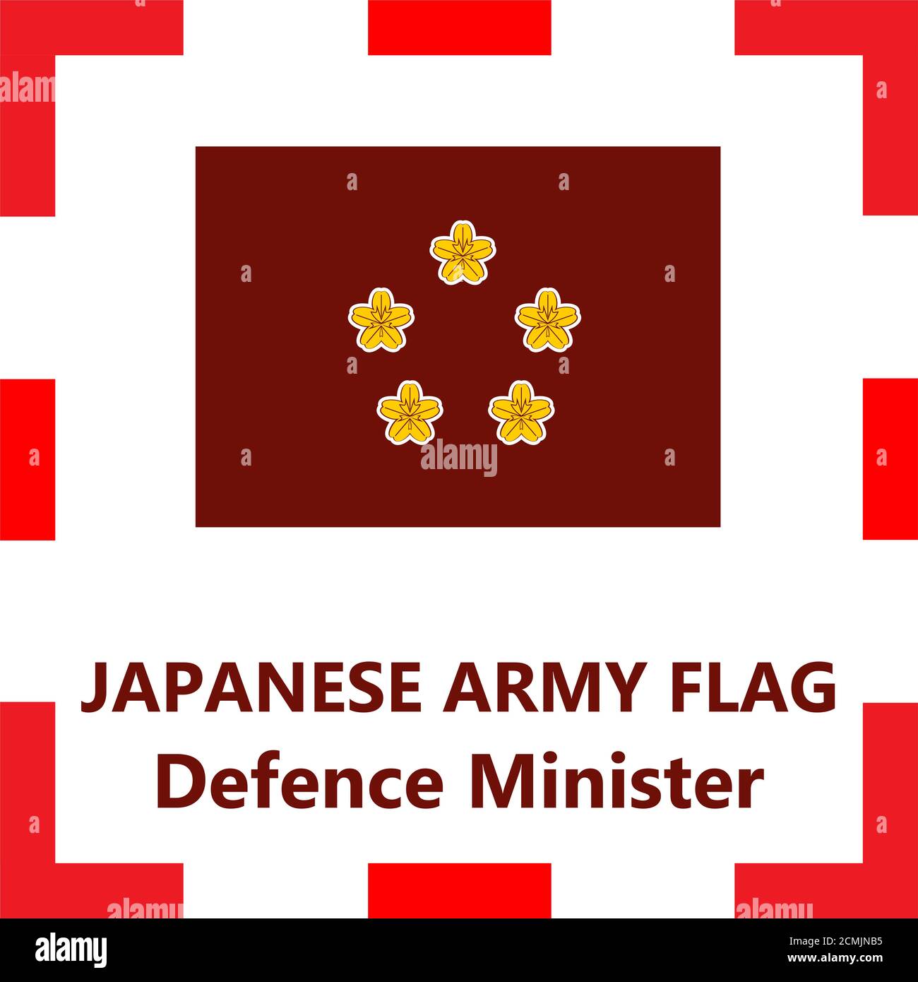 Japan defence flag hi-res stock photography and images - Alamy