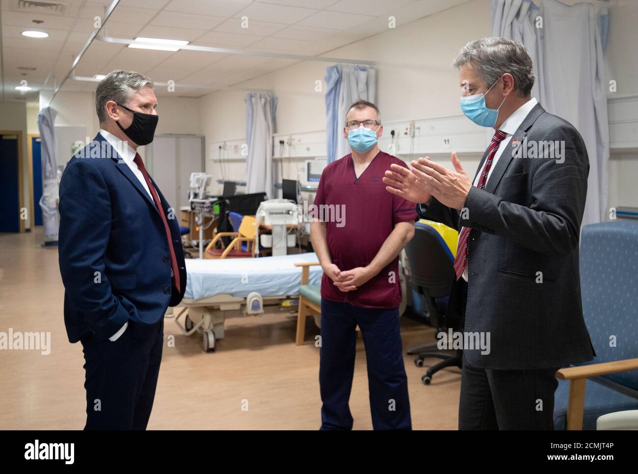 Labour leader sir keir starmer meets deputy director steve mcswiggan hi ...