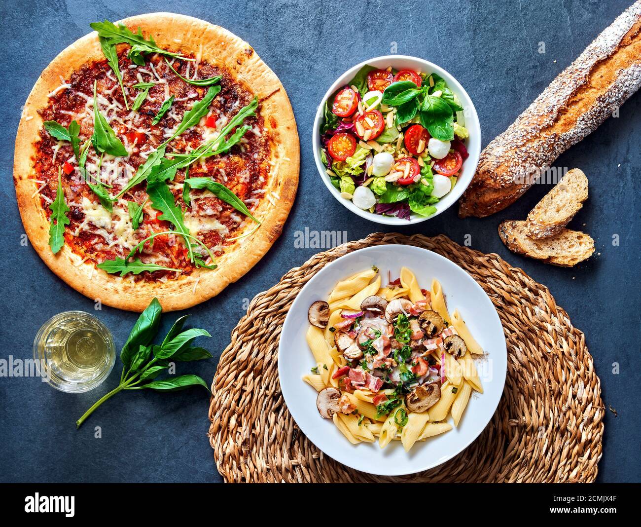 Fresh hot pasta is ready to eat fast hi-res stock photography and ...