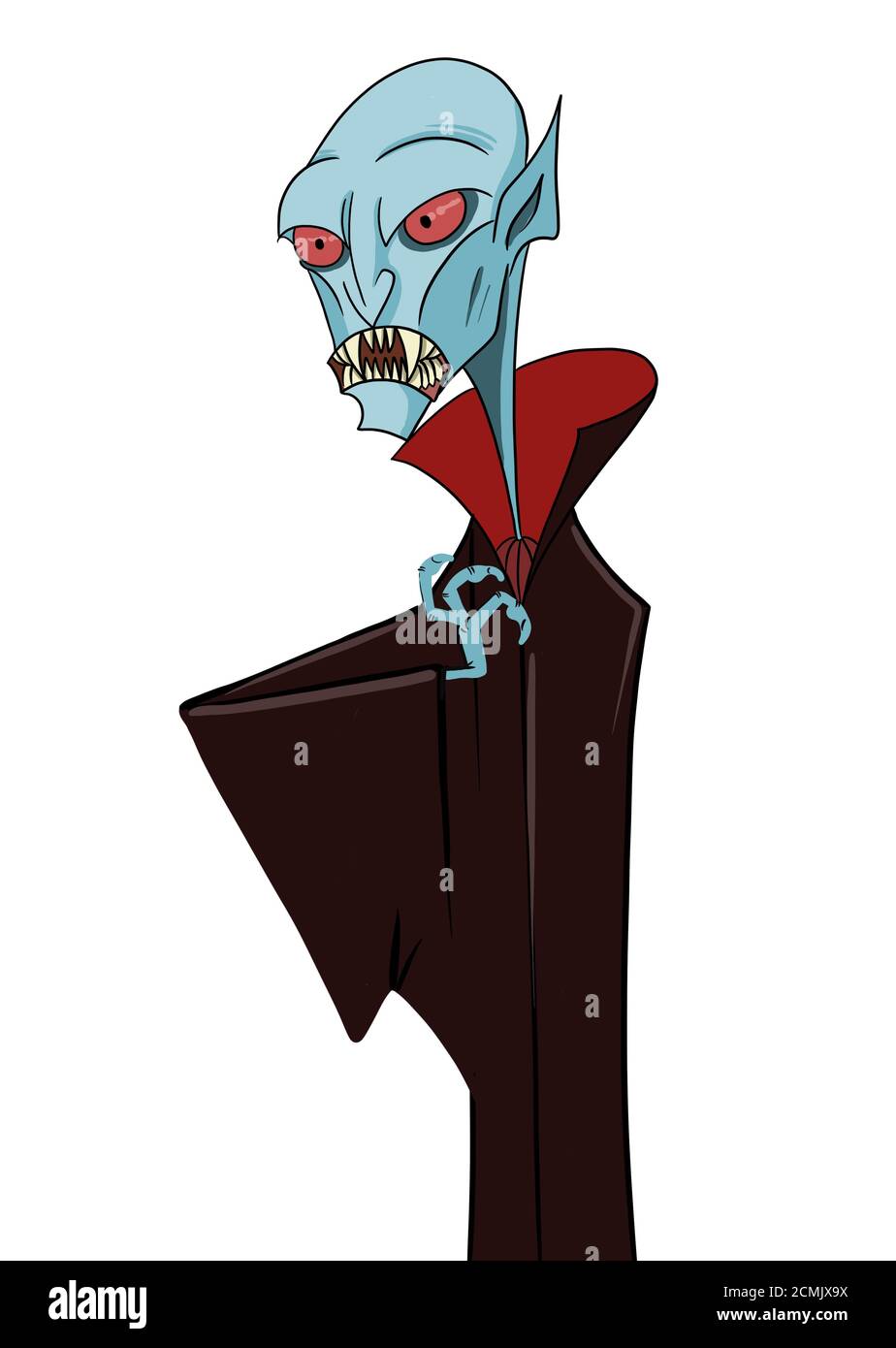 dracula vampire illustration character art Stock Photo - Alamy