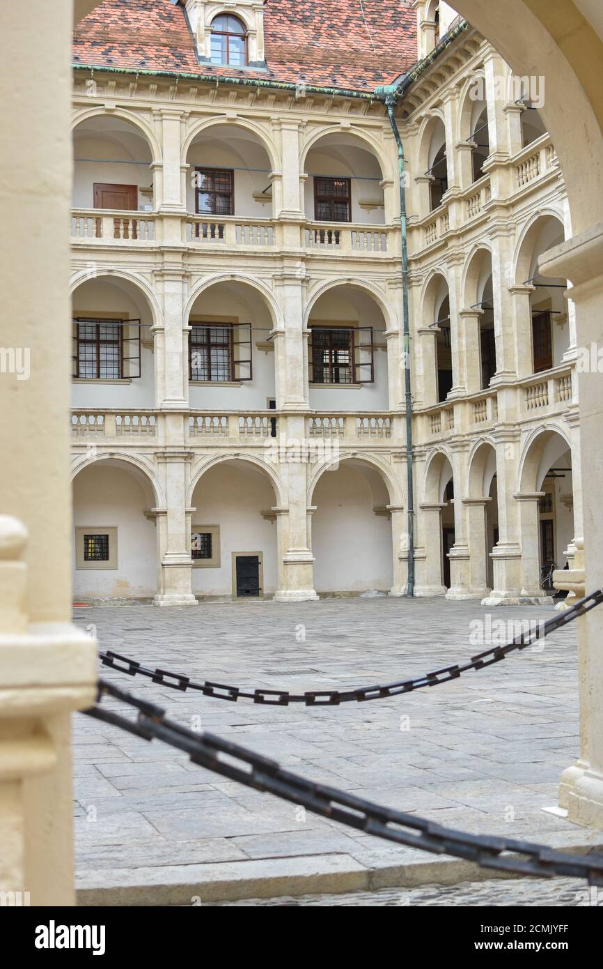 Graz/Austria - February 02, 2020: The Styrian Armoury (Landeszeughaus ...