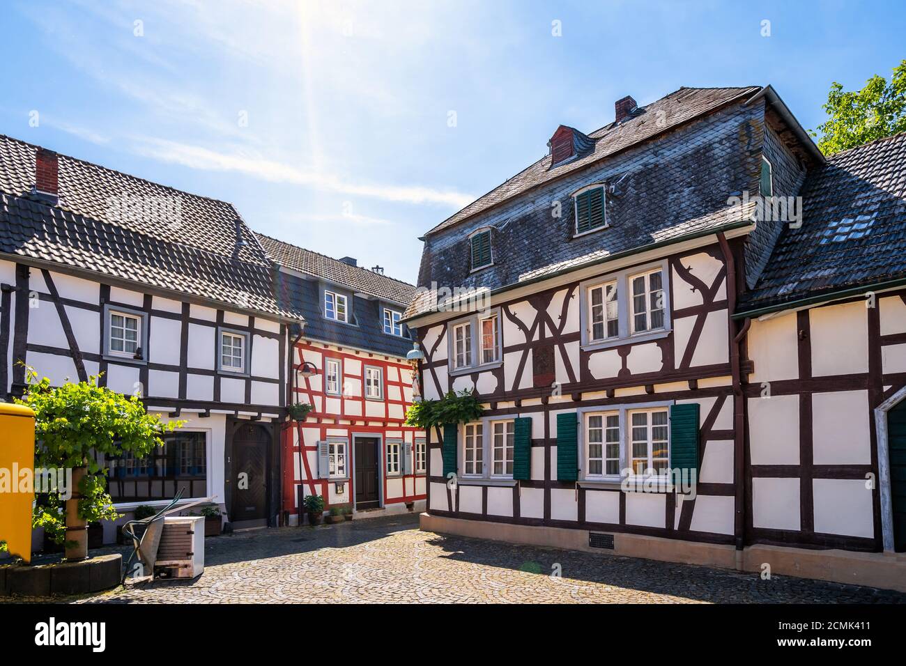 Historical city of Unkel, Germany Stock Photo - Alamy