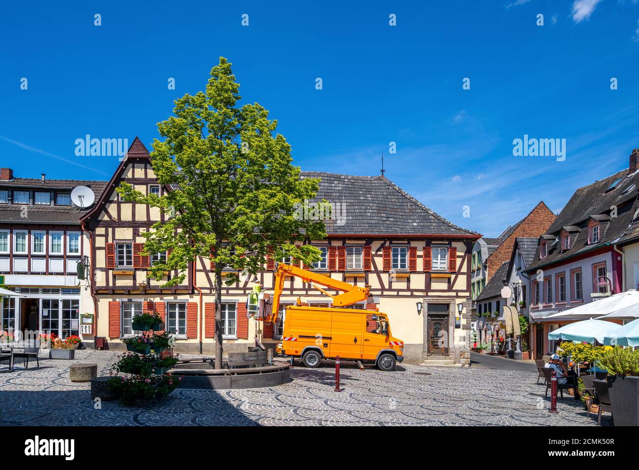 Historical city of Unkel, Germany Stock Photo - Alamy