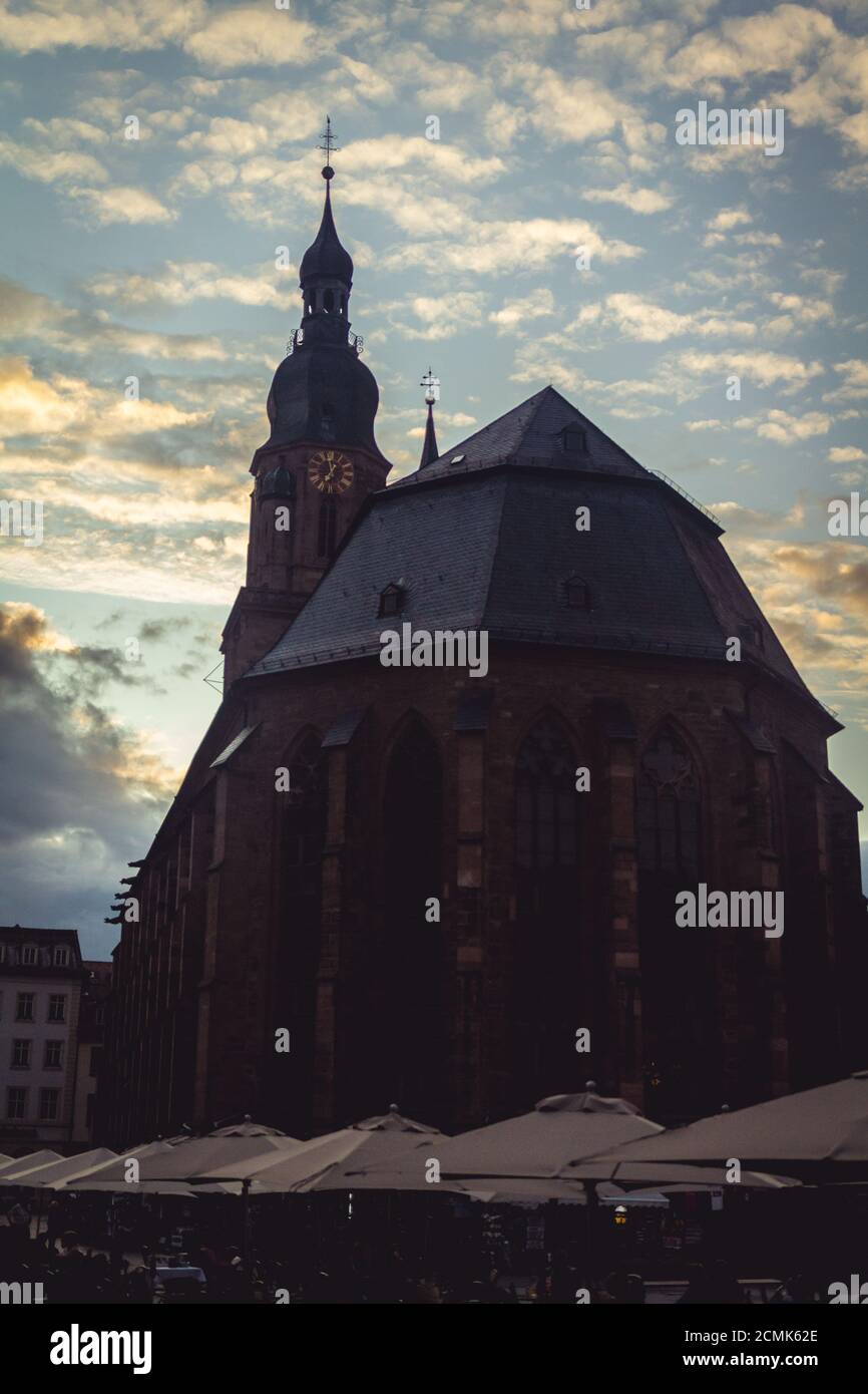 Heiliggeistkirche (Church of the Holy Spirit) in Heidelberg, Germany at ...