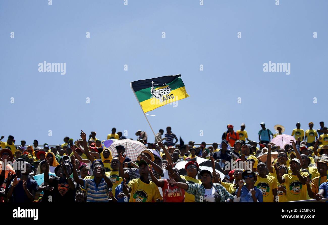 Flag of the african national congress hi-res stock photography and ...